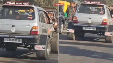 Alto Transformed Into Mini Thar Netizens Call It Ichchhadhari Alto Watch The Viral Video