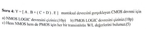 solved question 4 y [a ﻿b c d ﻿e ] ﻿for the cmos