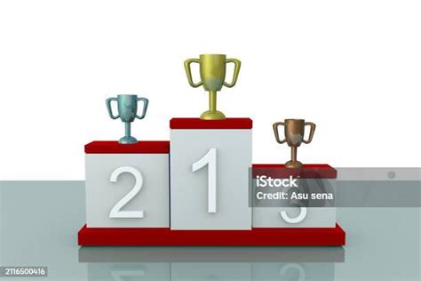 3d 일러스트레이션입니다 우승자 연단 흰색 배경에 고립되어 있습니다 Championship에 대한 스톡 벡터 아트 및 기타 이미지 Championship 강단 공란