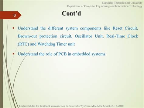 introduction to embedded system i chapter 2 5th portion