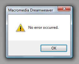 No Error Occurred Is There A Problem Here No Error Occurred