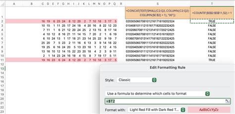Compare A Number Array With Existing Records In Excel Or Vba Stack Overflow