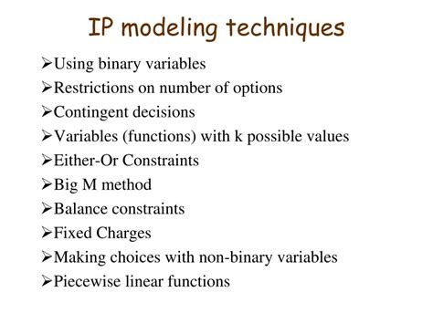 Ppt Mathematical Modeling And Optimization Summary Of Big Ideas