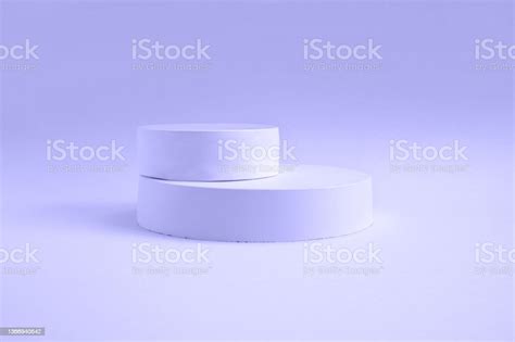 화장품 프리젠 테이션 연단 추상 적 최소한의 기하학적 형태입니다 실린더 연단 구 두 가지 형태 부드러운 그림자 제품을 표시하는