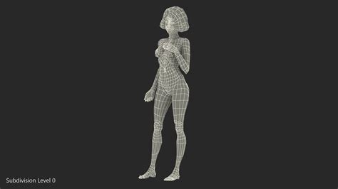 Nude Woman Standing Pose 3d Model 129 Max 3ds Blend C4d Fbx Ma