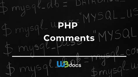 Php Comments Single Line Vs Multiple Line Php Comments