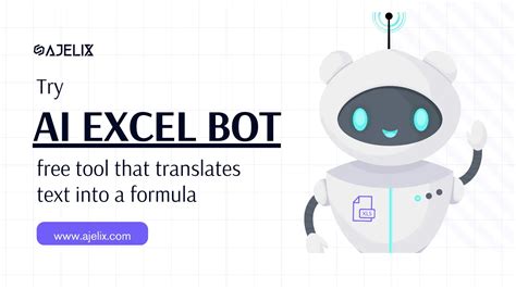Ai Excel Bot Free Tool That Translates Your Text Into A Formula Ai