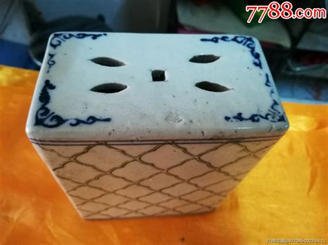 老绿格瓷枕头彩陶海龙王【7788收藏收藏热线】