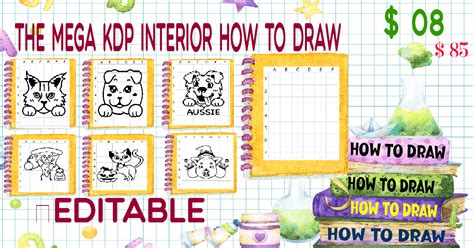 The Mega KDP Interior How To Draw Bundle Bundle Creative Fabrica