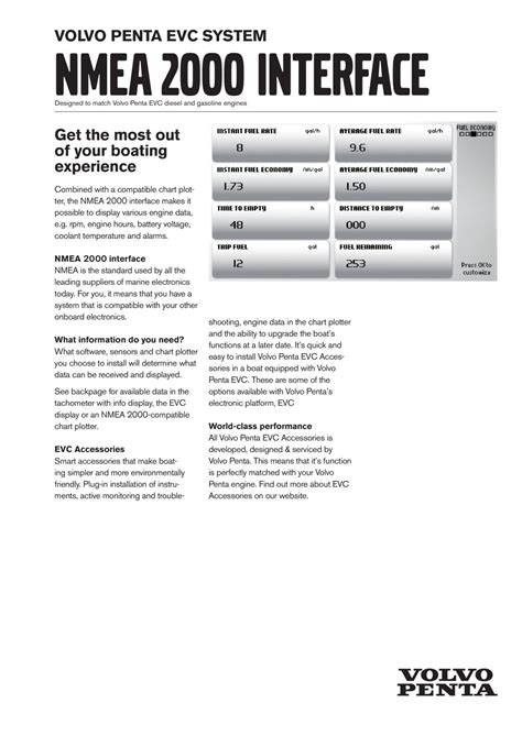 Nmea 2000 Volvo Penta Ekonomiskt Och Starkt Ljus För Hemmet