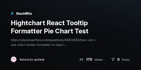 hightchart react tooltip formatter pie chart test stackblitz