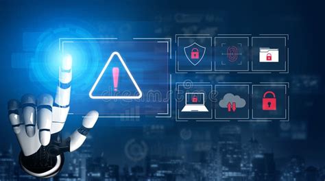 Ai Assisted Cybersecurity Threat Detection And Alert System Vouch Stock Image Image Of Alert