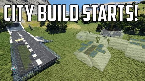 Space Engineers S2E39 City Layout Construction Begins YouTube