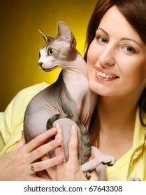 Naked Woman Cat Images Stock Photos Vectors Shutterstock