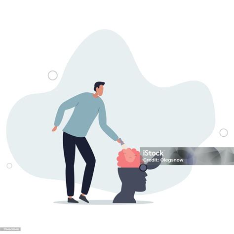 기억 상실 및 정보 망각 문제 알츠하이머 의학 질병은 의학적 정신 장애에 대한 심리학 연구로사람들과 함께 평면 디자인 개념에 대한 스톡 벡터 아트 및 기타 이미지 Istock