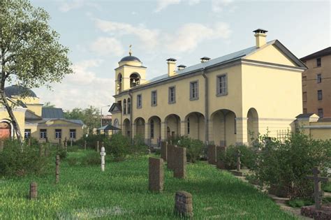 На Большеохтинском кладбище РПЦ построит двухэтажное здание — Новости строительства Санкт