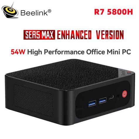 Beelink SER MAX Mini PC Win Pro AMD Ryzen H DDR GB GB SSD BT WIFI K Hz