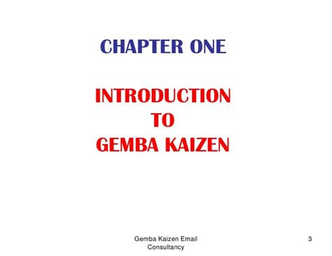 Gemba Kaizen