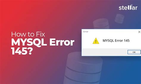Fix Mysql Is Marked As Crashed And Should Be Repaired
