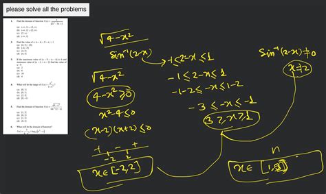 If The Maximum Value Of X X Is A And Minimum Value Of X X