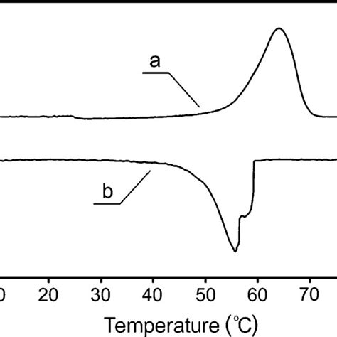 Dsc Thermograms Obtained For Heating A And Cooling B Of Agsznst