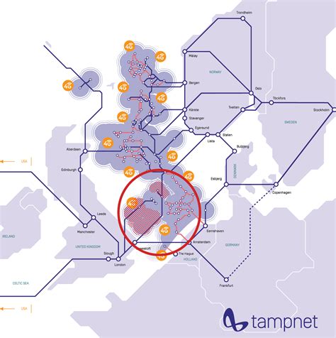 Tampnet Significantly Expands Its 4g 5g Lte Coverage In The Southern North Sea