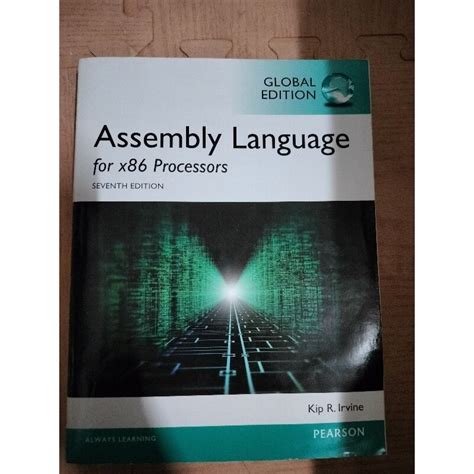 assembly language for x86 processors seventh edition 蝦皮購物