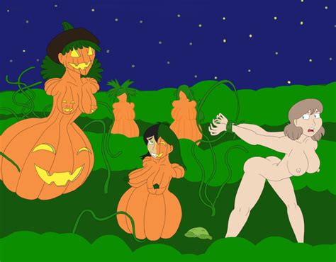 Rule 34 Body Modification Breasts Female Femsub Halloween Identity Death Jack O Lantern Large