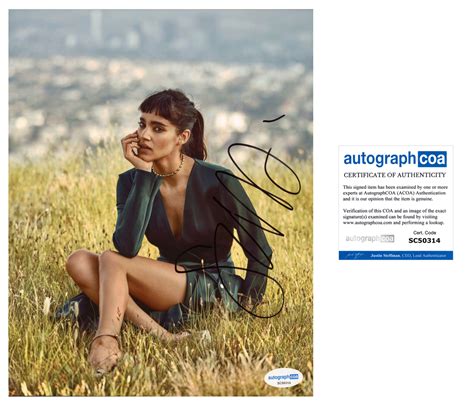 Sofia Boutella Rebel Moon Signed Autograph 8x10 Photo Acoa Outlaw