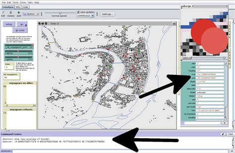 netlogo gis extension how to have right xcor and ycor from turtles