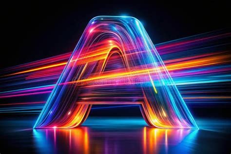 Dynamic Motion Alphabet Font For Typography Design Express Speed And