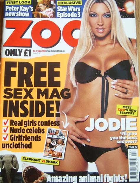Zoo Magazine Issue 25 July 2004 Jodie Marsh £399 Picclick Uk