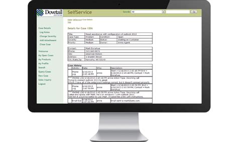 Clarify Dovetail Selfservice Clarify Solutions Dovetail Software