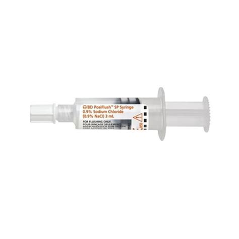 Bd Posiflush Pre Filled Saline Syringe 3ml Box Of 30 306590