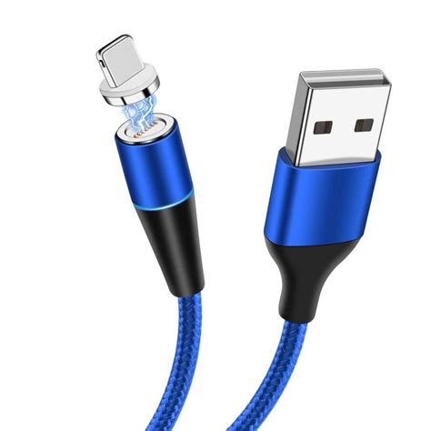 Cable Magnetic Type 2 Usb To Lightning With Detachable Plug 3a 1 M
