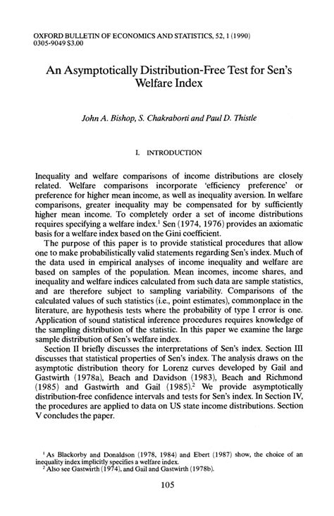Pdf Practitioners Corner An Asymptotically Distribution‐free Test