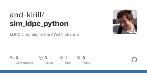 Github And Kirill Sim Ldpc Python Ldpc Simulator In The Awgn Channel