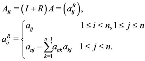 A Modified Precondition In The Gauss Seidel Method