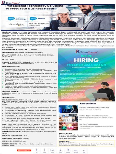 Blueflame Labs Poster Pdf Enterprise Resource Planning Computing