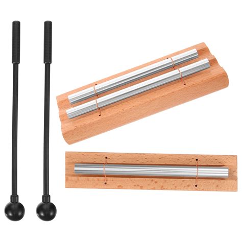 Music Education Tools Wooden Rhythm Block Set Classroom Chime