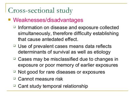 Malimu Cross Sectional Studies