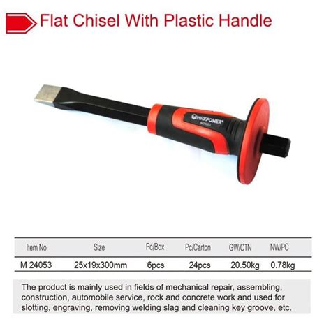 China Customized Flat Chisel With Plastic Handle Suppliers Manufacturers Factory MAXPOWER