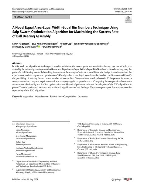 Pdf A Novel Equal Area Equal Width Equal Bin Numbers Technique Using Salp Swarm Optimization