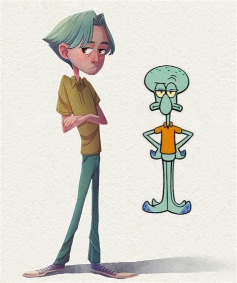 Spongebob Squarepants Squidward Human