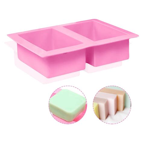 Rectangle Soap Mold Silicone Craft Diy Soap Making Grandado