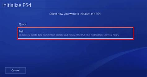 How To Factory Reset Ps4 Without A Controller Techcult