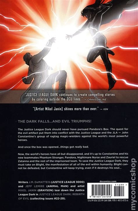 Justice League Dark Tpb 2012 2015 Dc Comics The New 52 Comic Books