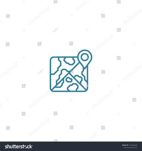 Outline Location Icon Illustration Vector Symbol Stock Vector Royalty Free 1912460209