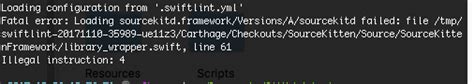 Fatal Error Illegal Instruction 4 · Issue 1969 · Realmswiftlint