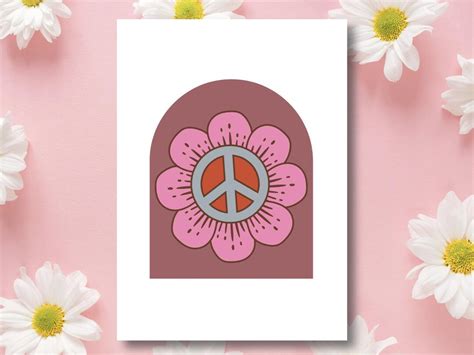Omnipod Tattoo Decal Peace Flower Etsy